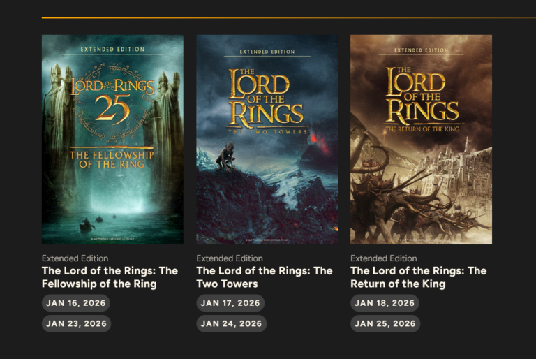 The Ring Calls Again: The Lord of the Rings Trilogy Returns to Theaters ...